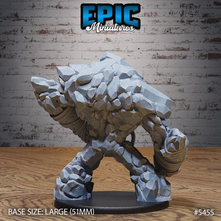 3D Printable Desert Golem Set / Giant Sand Beast / Humanoid Dune Spirit / Elemental Creature ...
